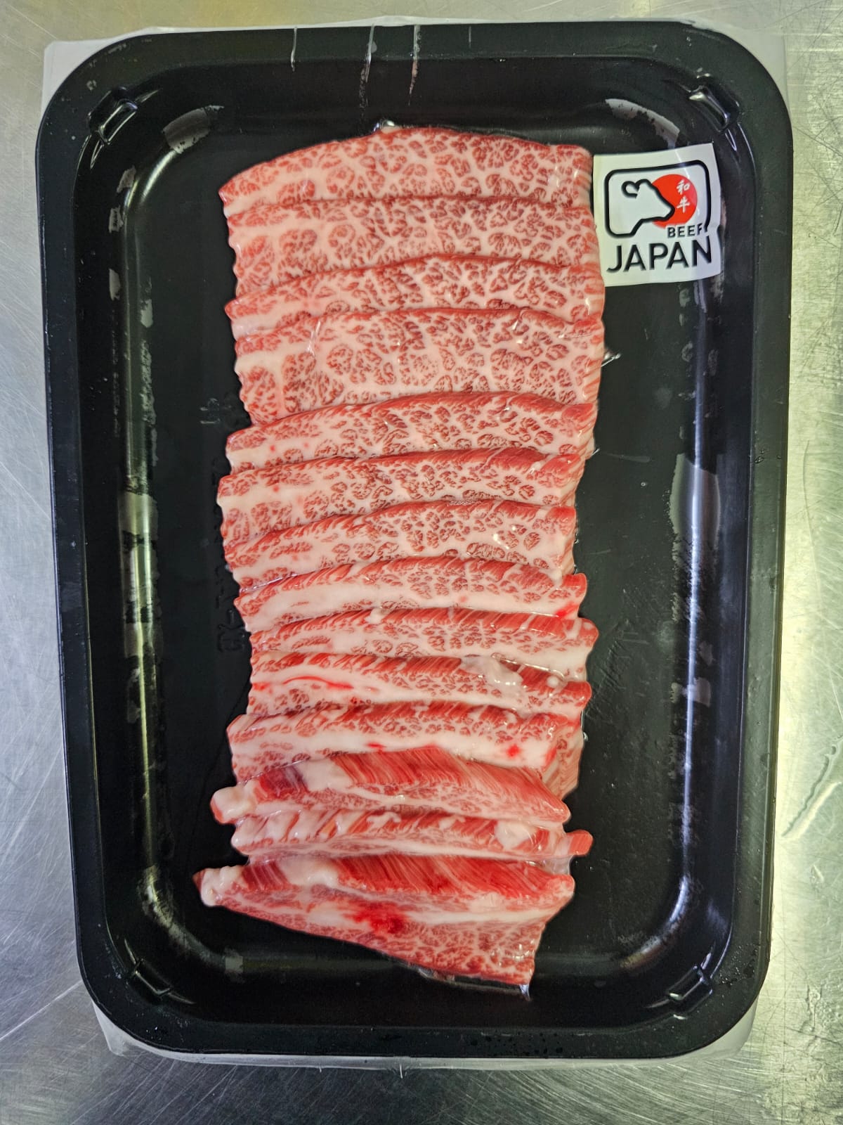 Japanese A5 Wagyu Flank Steak Karubi Slices (2mm) 200g | Premium Wagyu ...